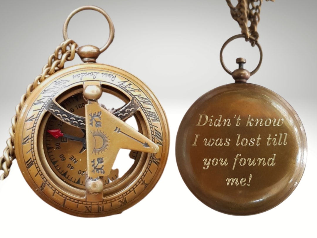 Engraved Compass Personalized Nautical Compass Gift Custom - Etsy