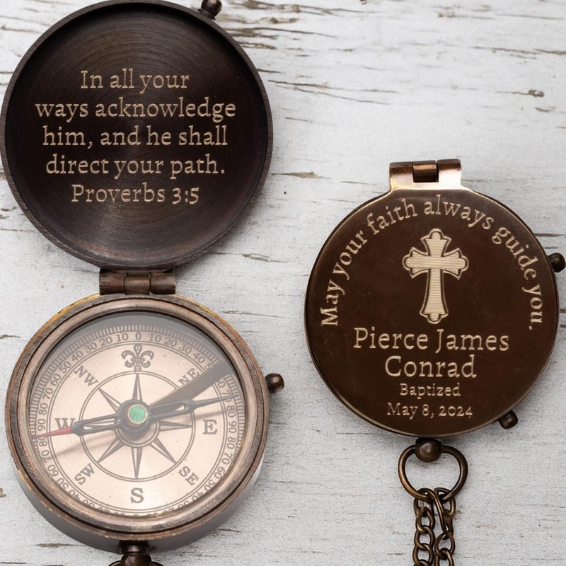 Teen Baptism Compass Gift - 60+ Gift Ideas for 2025