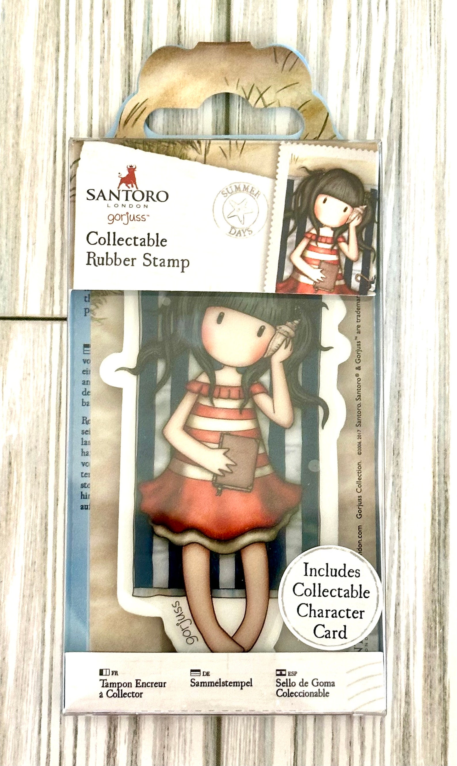 Santoro Gorjuss Mini Collectable Rubber Stamps: Little Fishes, Summer ...