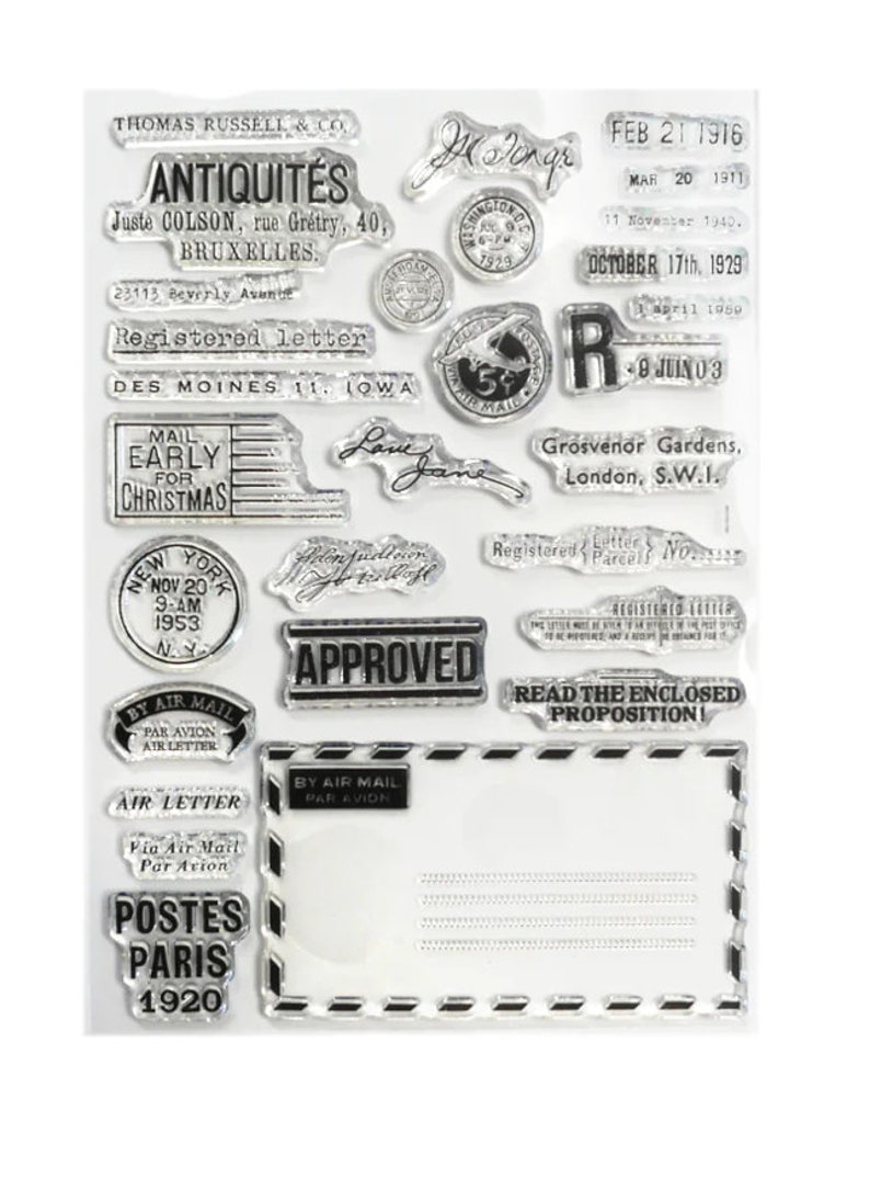 You've Got Mail New Elizabeth Craft Designs Clear Stamp Sets Designed ...