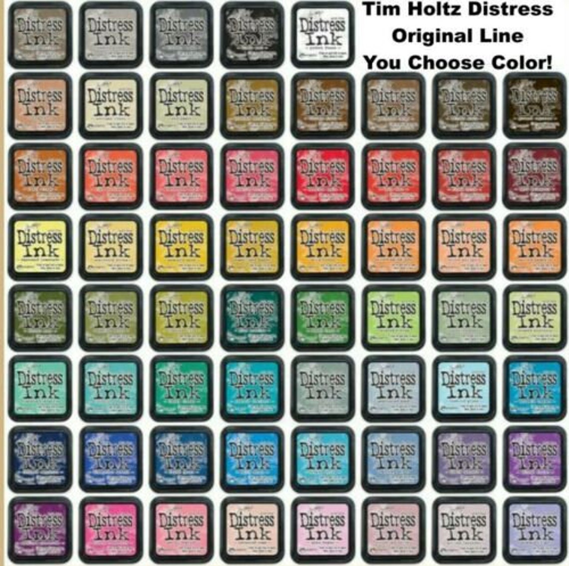 DISTRESS Ink Various Colors Tim Holtz Ranger: Uncharted Mariner ...