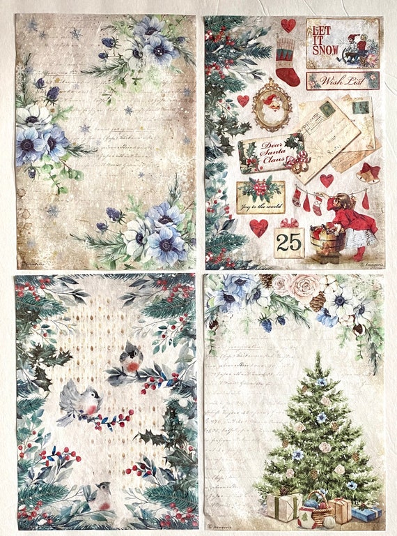 Stamperia Rice Paper A4 Rice Paper Decoupage Paper - Etsy