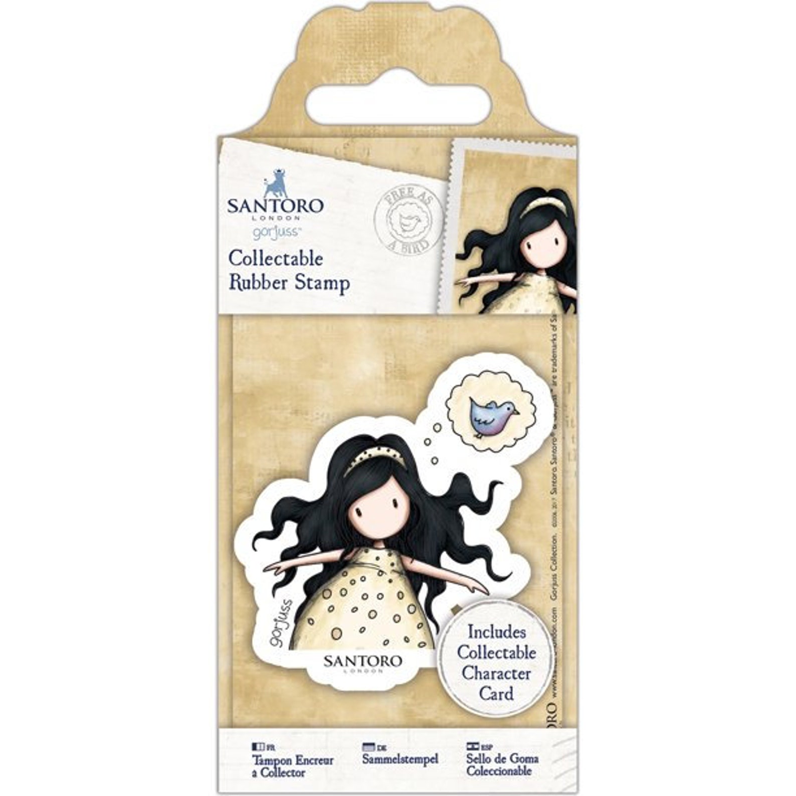 Santoro Gorjuss Mini Collectable Rubber Stamps: Little Fishes, Summer ...