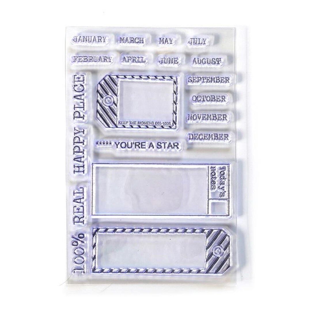 SIDEKICK Stamps 1 ECD Planner Essential Clear Stamps Elizabeth Craft ...