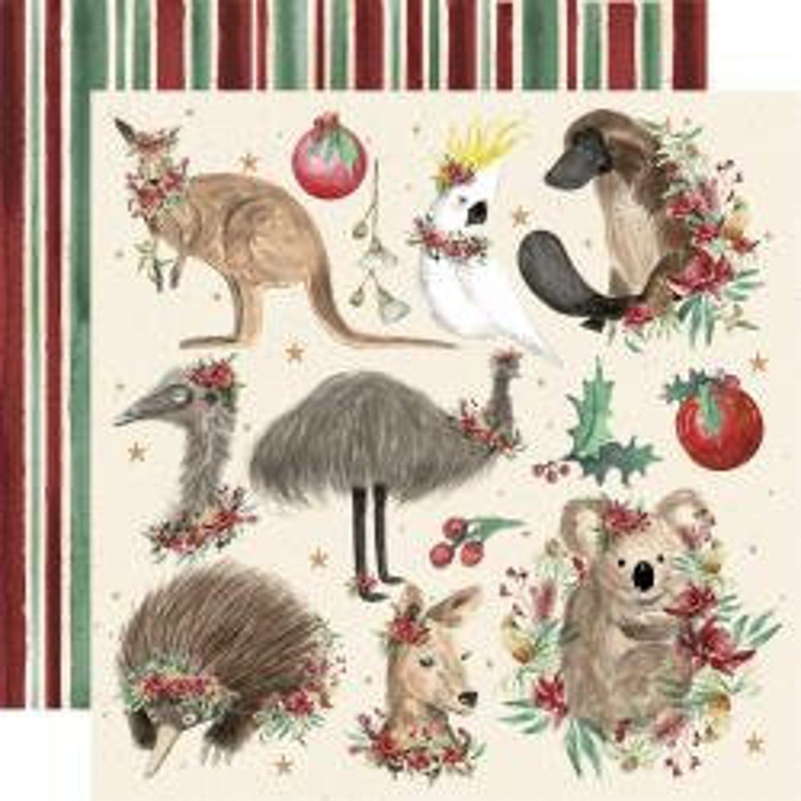 Sheet of 12x12 Double Side Cardstock, Workshop, by Kaisercraft - Etsy