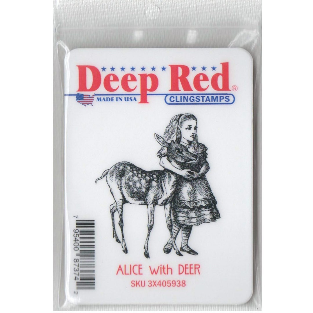 Deep Red Rubber Stamps - Etsy