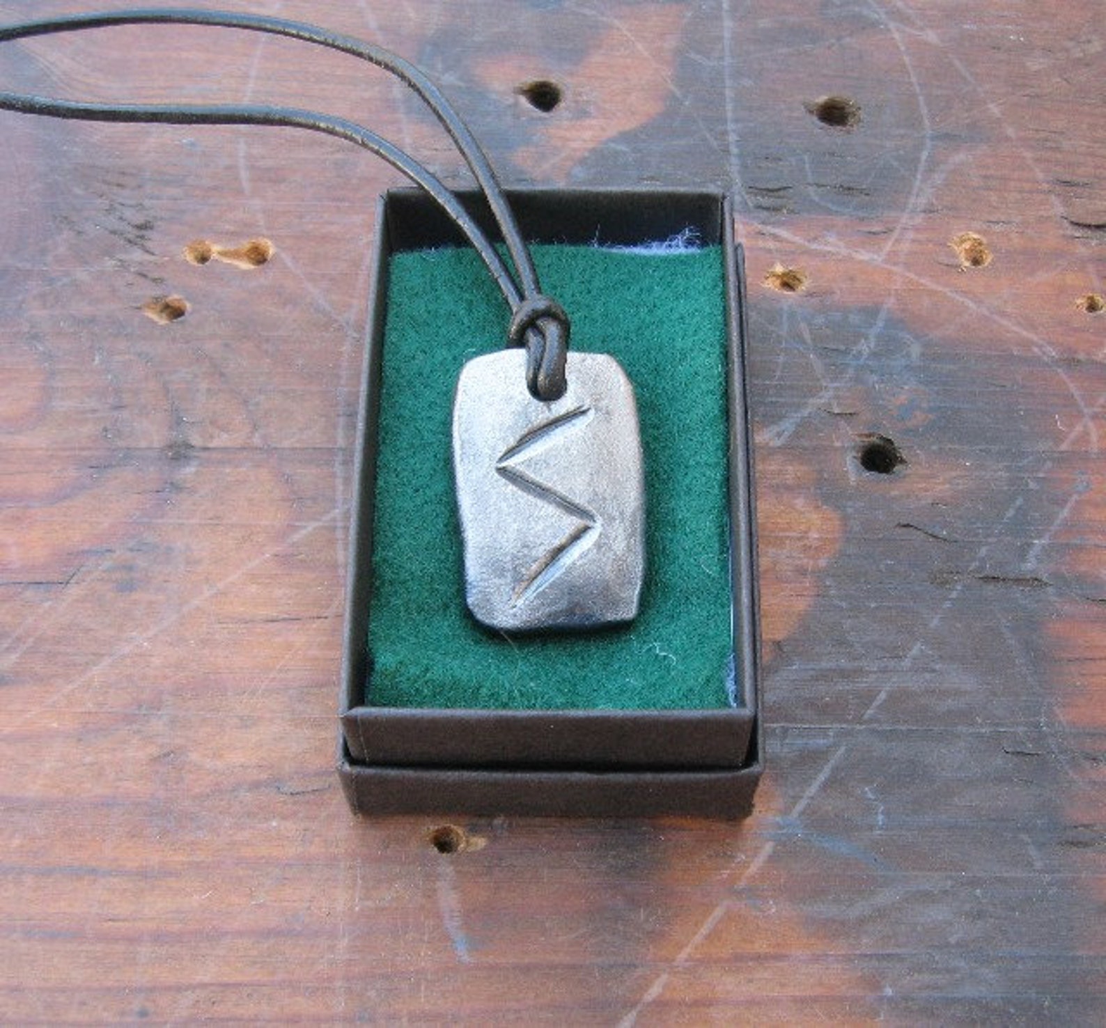 Viking Rune Pendent Hand Forged by a Blacksmith - Etsy