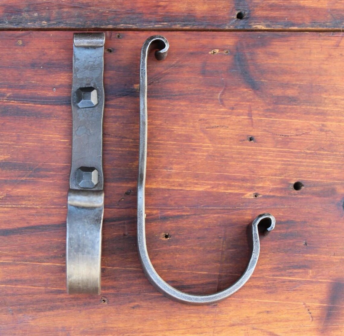 Hand Forged Iron Hook. - Etsy