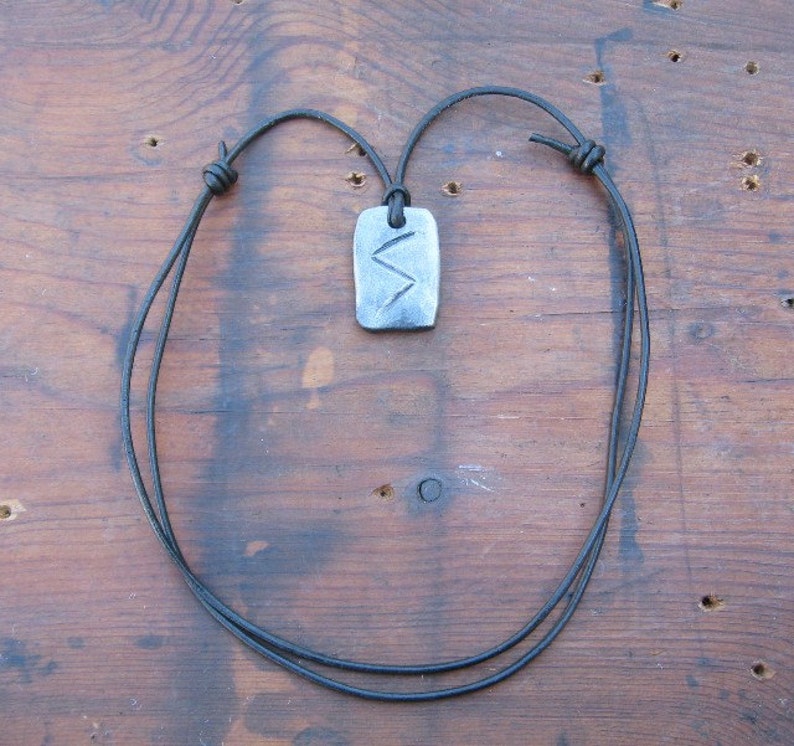 Viking Rune Pendent Hand Forged by a Blacksmith - Etsy