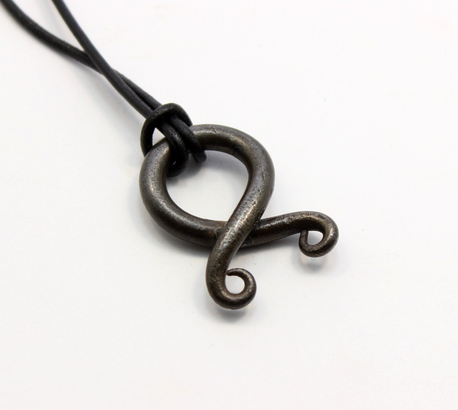 Hand Forged Iron Troll Cross - Handcrafted Jewelry by Blacksmith Gerald ...