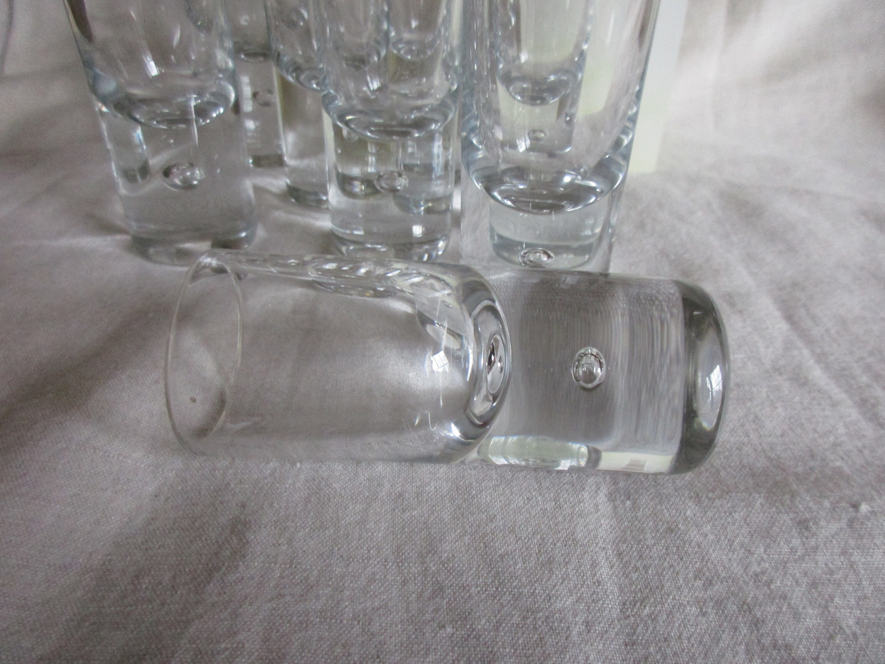 Vintage 10 Hand Blown Crystal Cordials Etsy