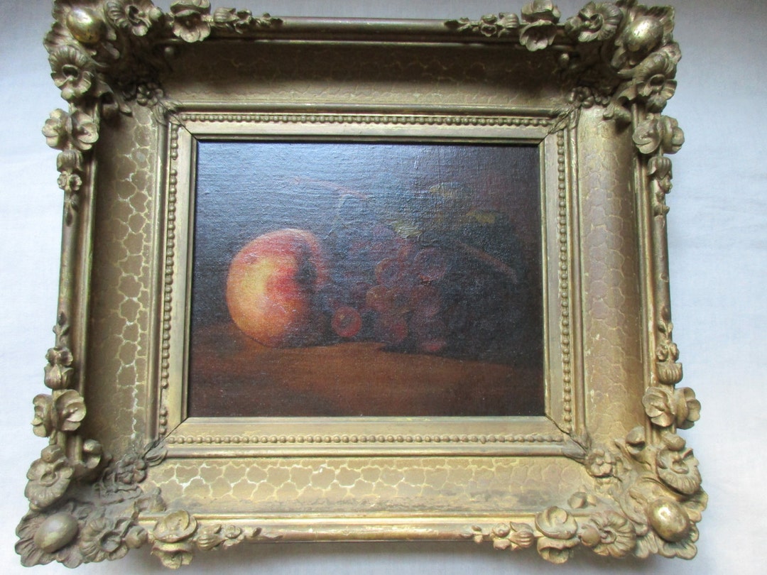 19th C. STILL LIFE Painting by George Henry Hall - Etsy