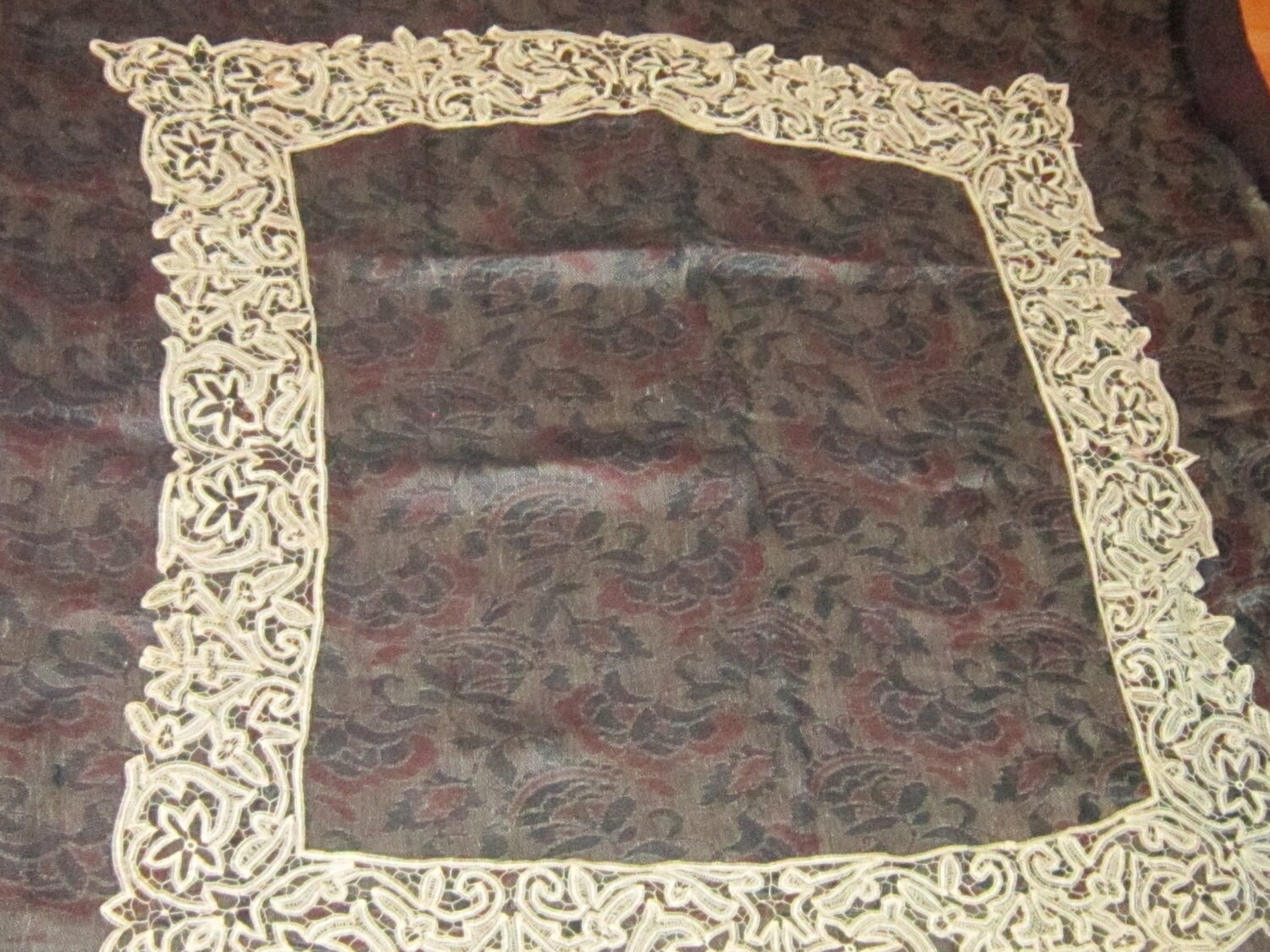 HAND LACE Vintage Scarf Border - Etsy