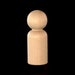Wooden Standard Peg People, Natural Peg Toy, Male Peg Doll, Plain Wood ...