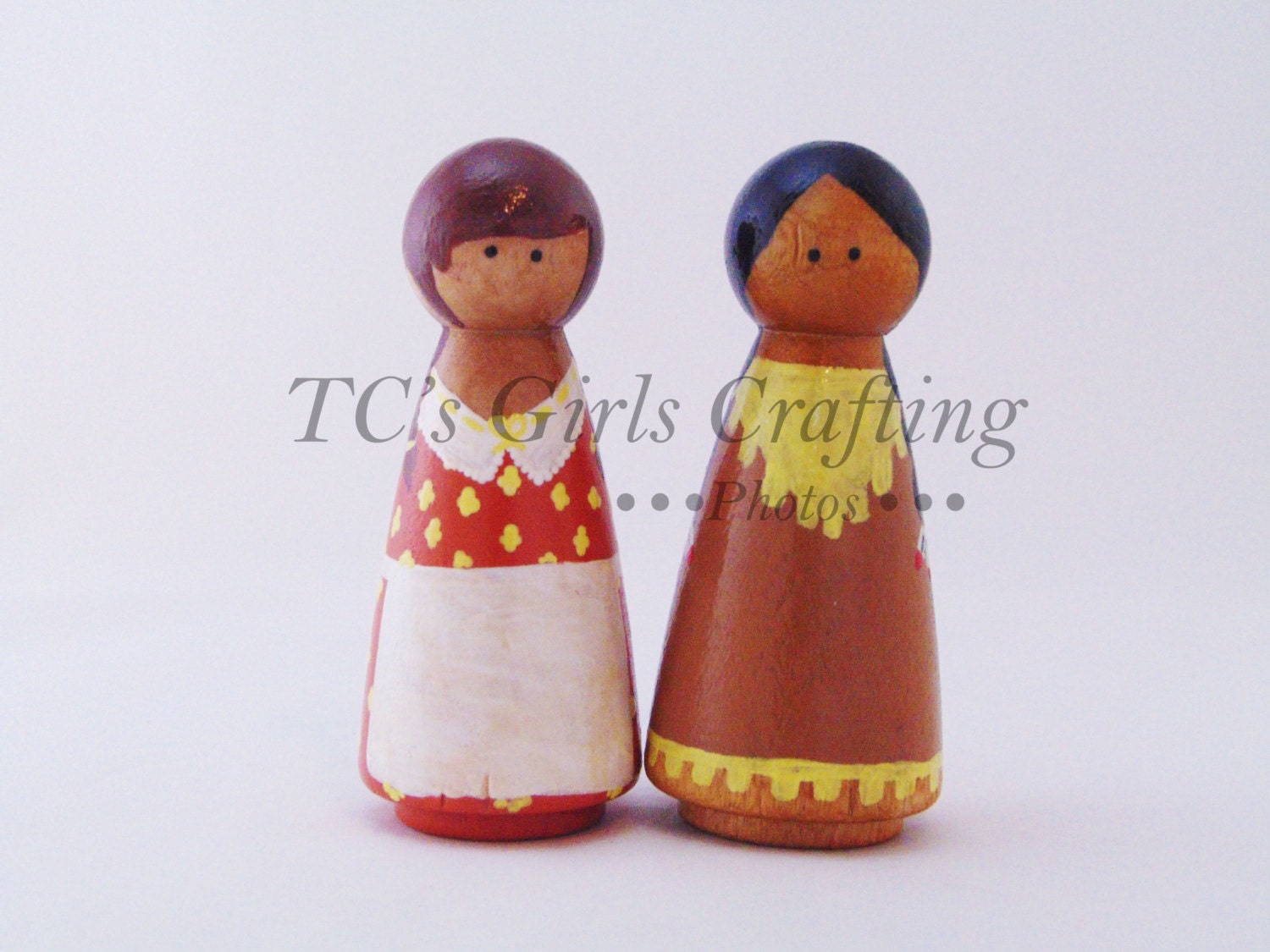 Natural Peg Toy Native Ameican Girl Peg Prairie Girl Pegs - Etsy