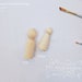 Wooden Standard Peg People Natural Peg Toy Male Peg Doll - Etsy