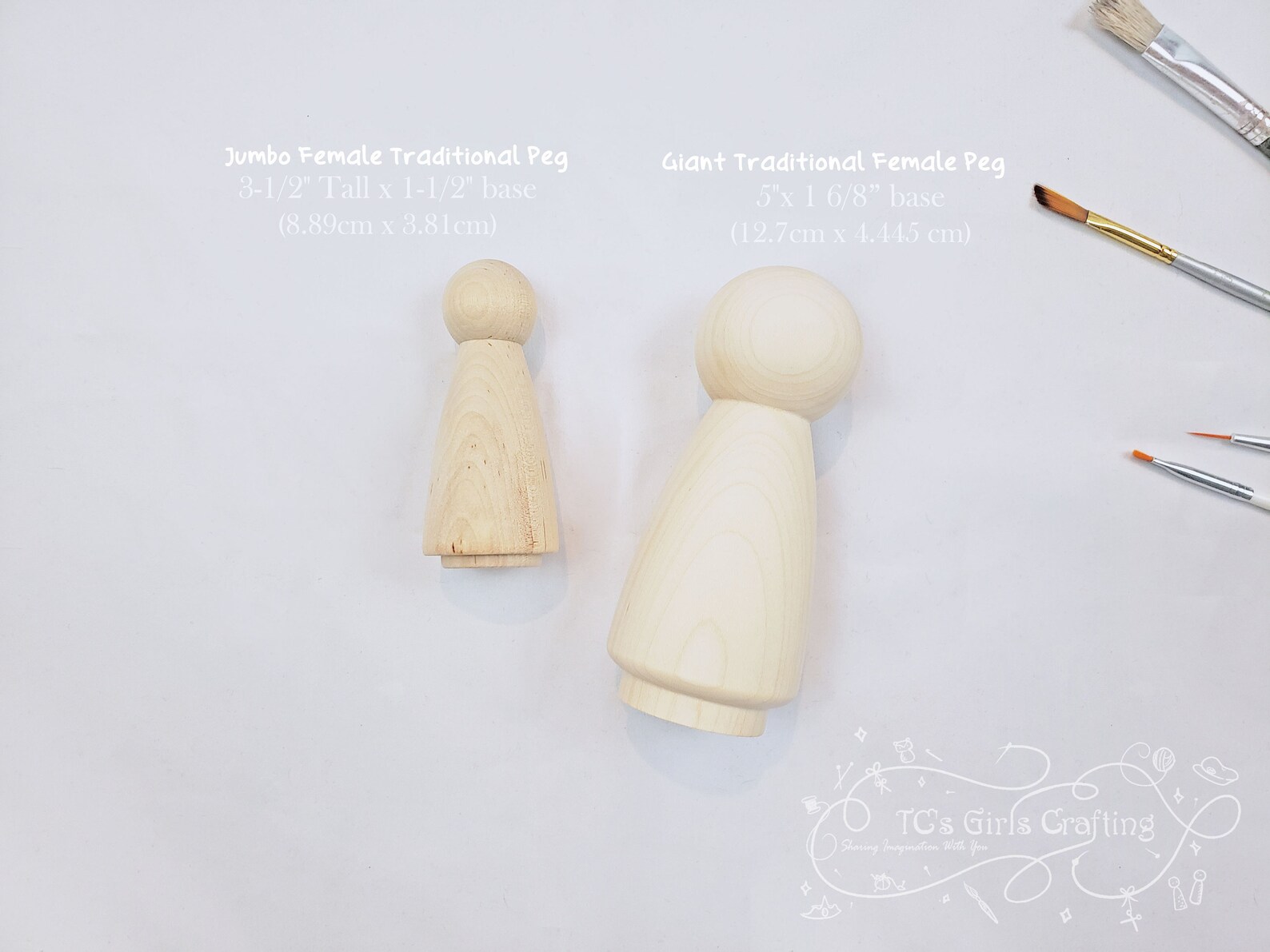 5" Giant Traditional Style Wooden Peg People - Etsy