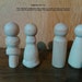 Wood Peg Jumbo Man People, Natural Peg Toy, Unfinished Peg Person ...