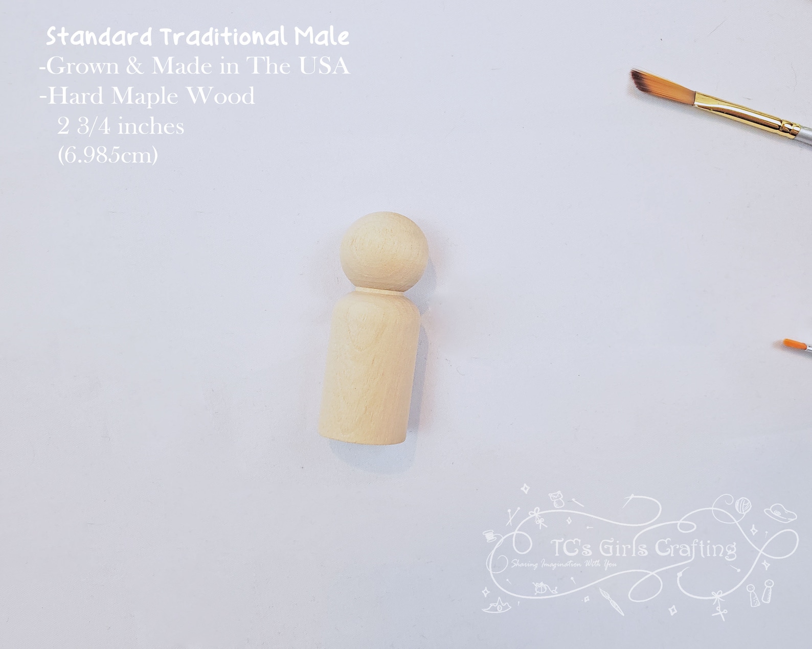 Wooden Standard Peg People Natural Peg Toy Male Peg Doll - Etsy