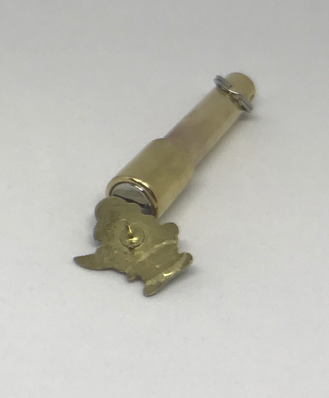 Vintage 70s 80s Gold Tone Enamel Pirate Lapel Pin | Etsy