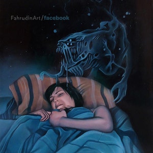 Clinophobia Original Oil Painting - Etsy