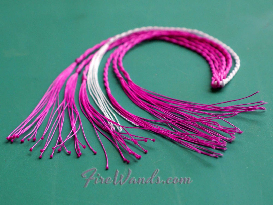 6 PINK Dyneema EASY CRACK Whip Crackers, Pick Knot Size & Tailends ...