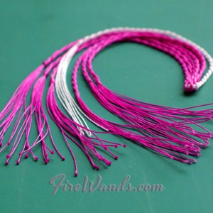 6 PINK Dyneema EASY CRACK Whip Crackers, Pick Knot Size & Tailends ...