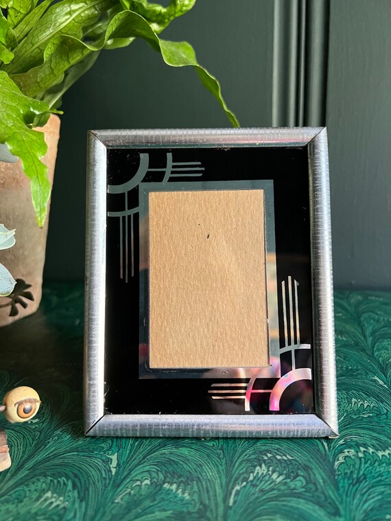 Mini Art Deco Free Standing Picture Frame - Etsy