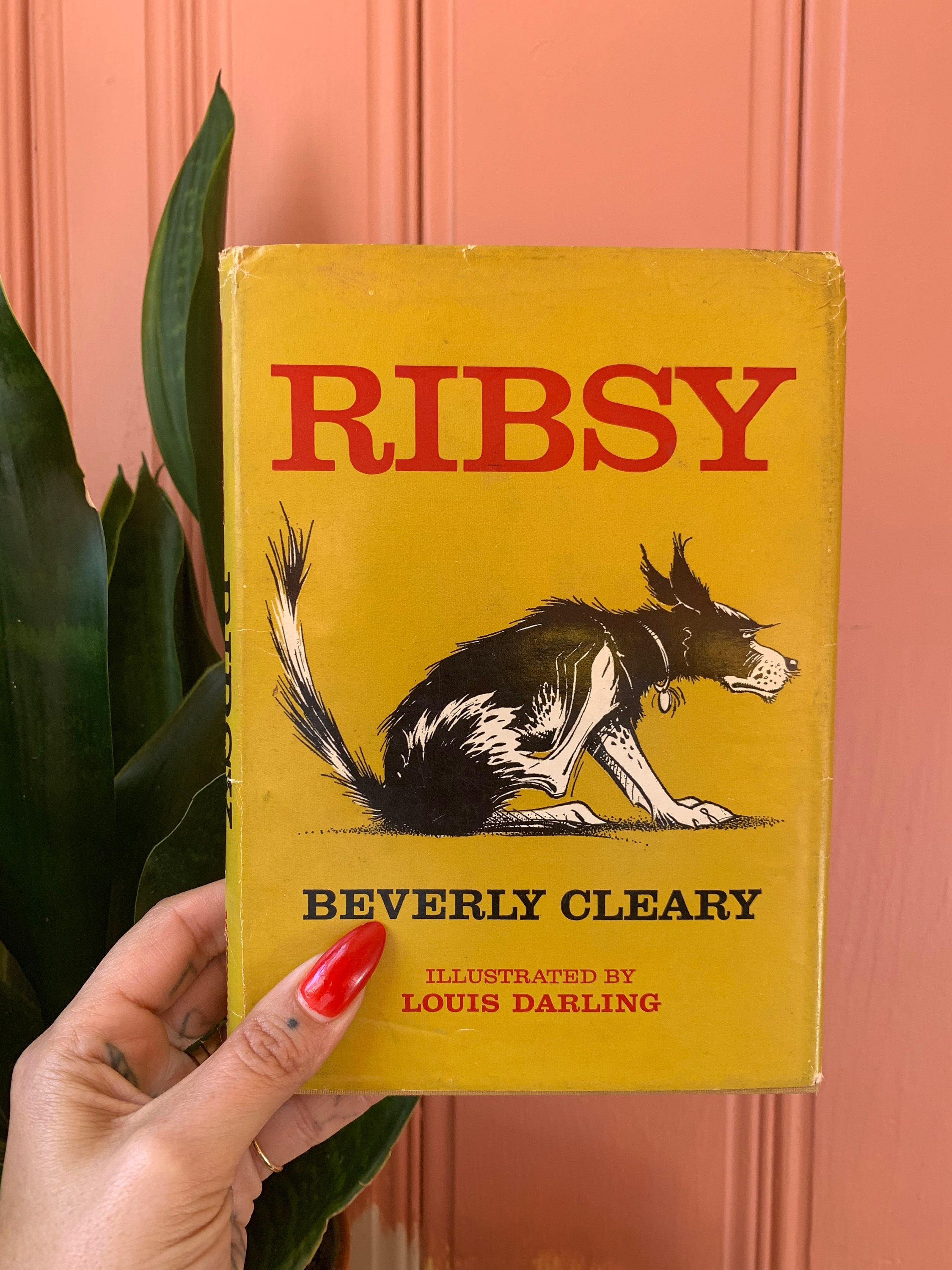 Vintage Children's Book Ribsy by Beverly Cleary, 1965
