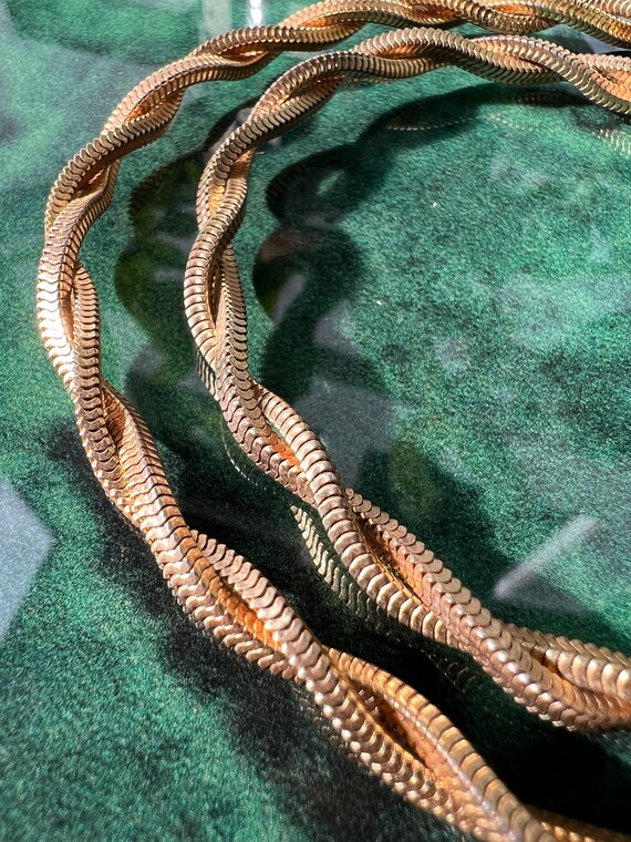 Vintage squared snake chain - Gem