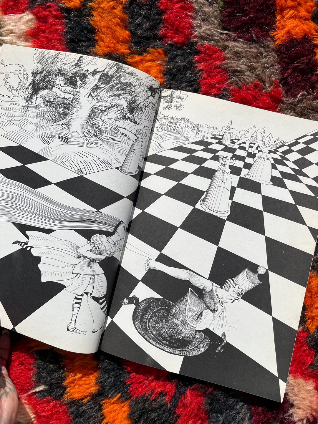 1970's "alice: Lewis Carroll's Through the Looking Glass & What Alice ...