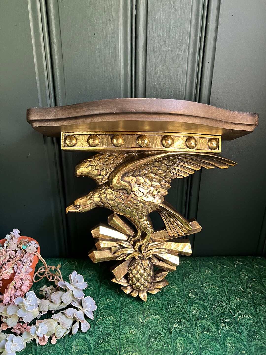 Large Vintage Eagle Display Shelf - Etsy