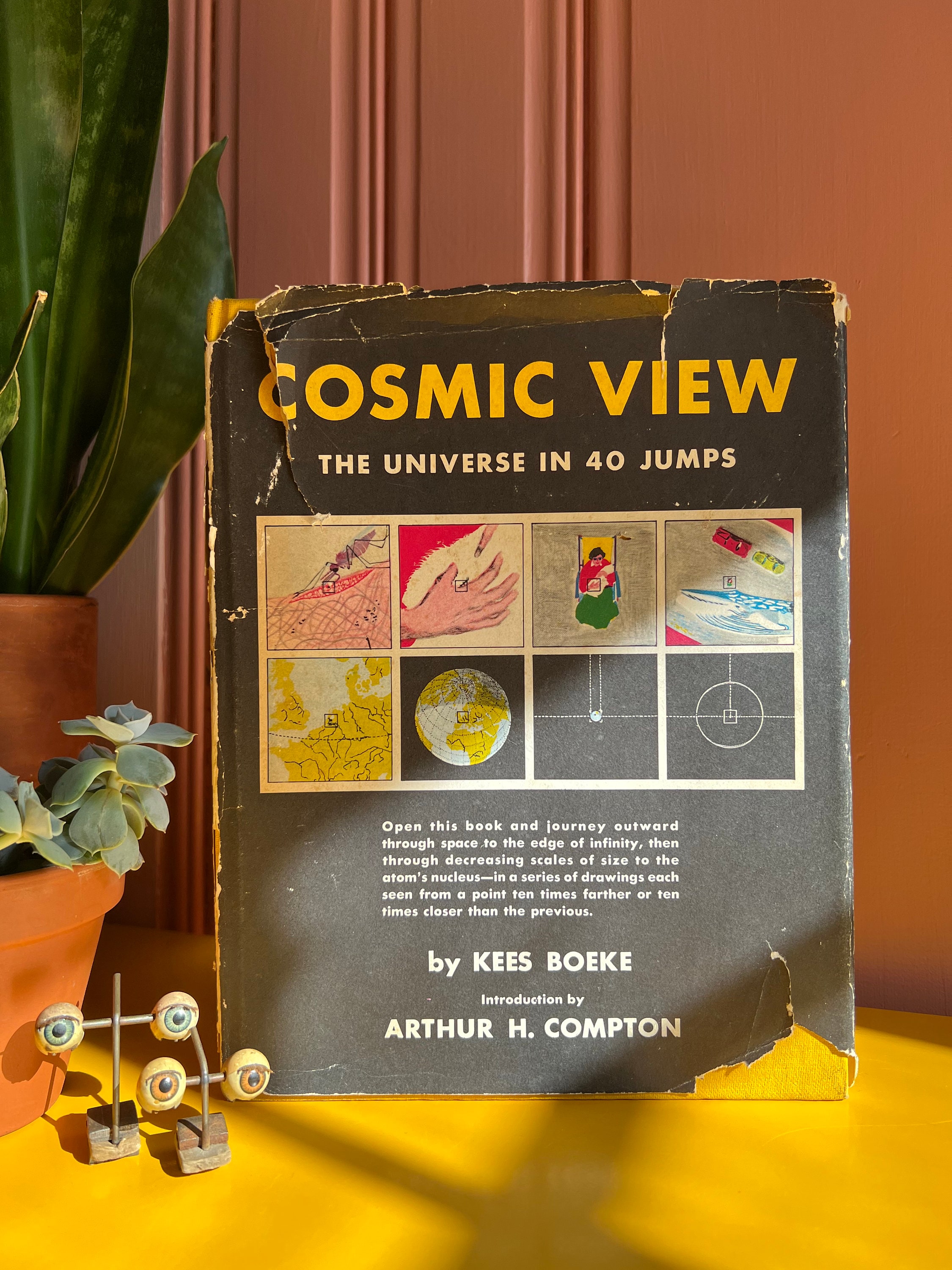 Rare 1950’s Cosmic View: The Universe In 40 Jumps Book By Keep Boeke Book