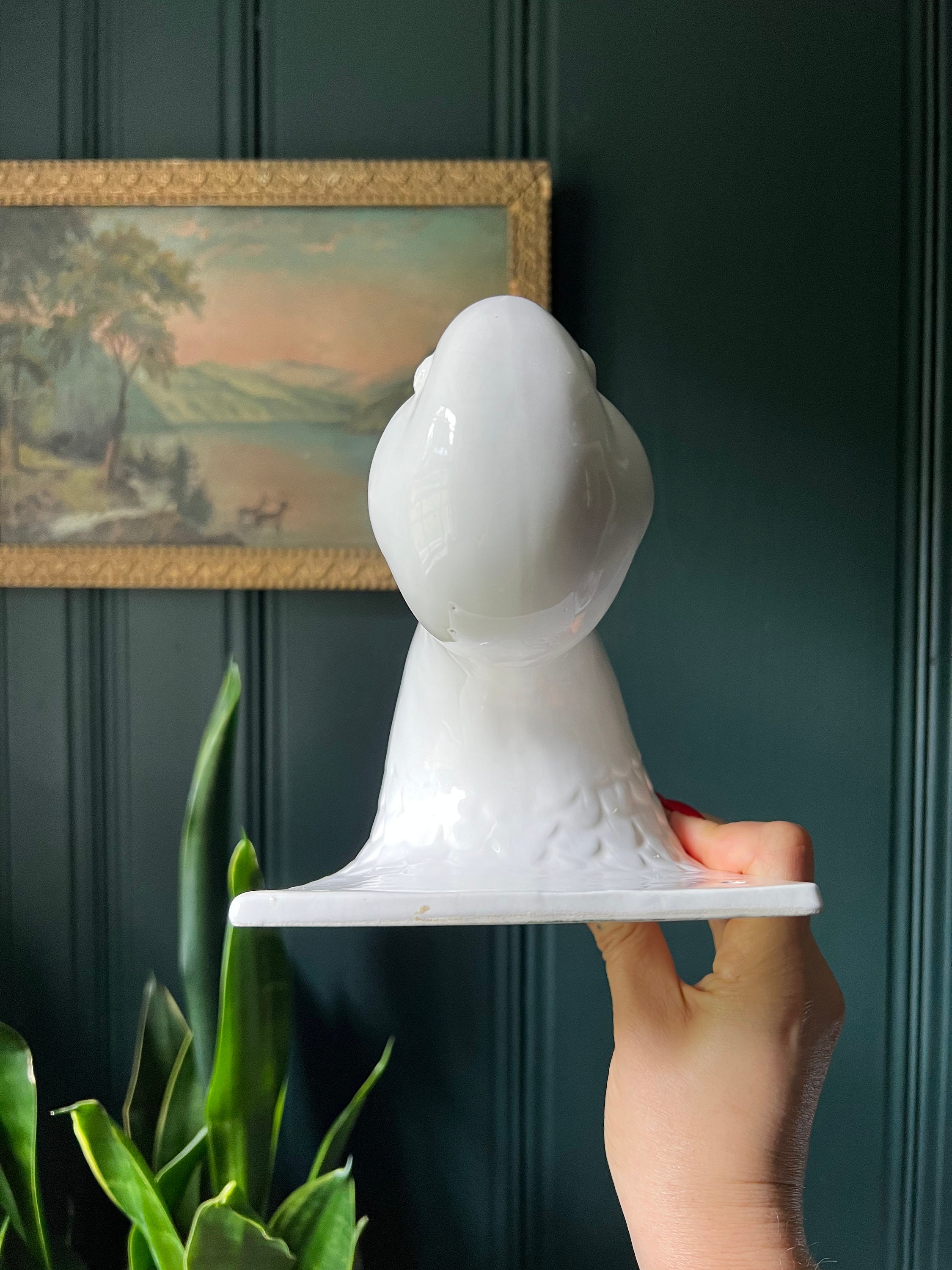 Large Vintage Ceramic Duck Wall Bust