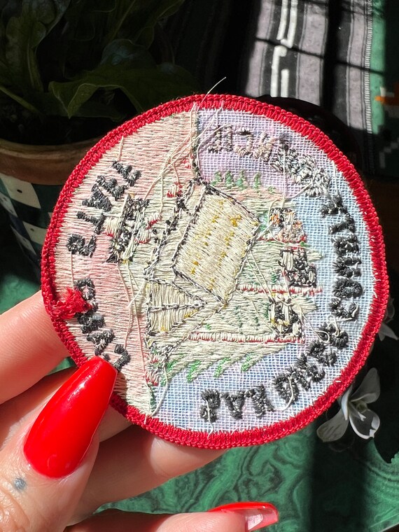 Vintage San Diego California Camping Staff Patch - Gem