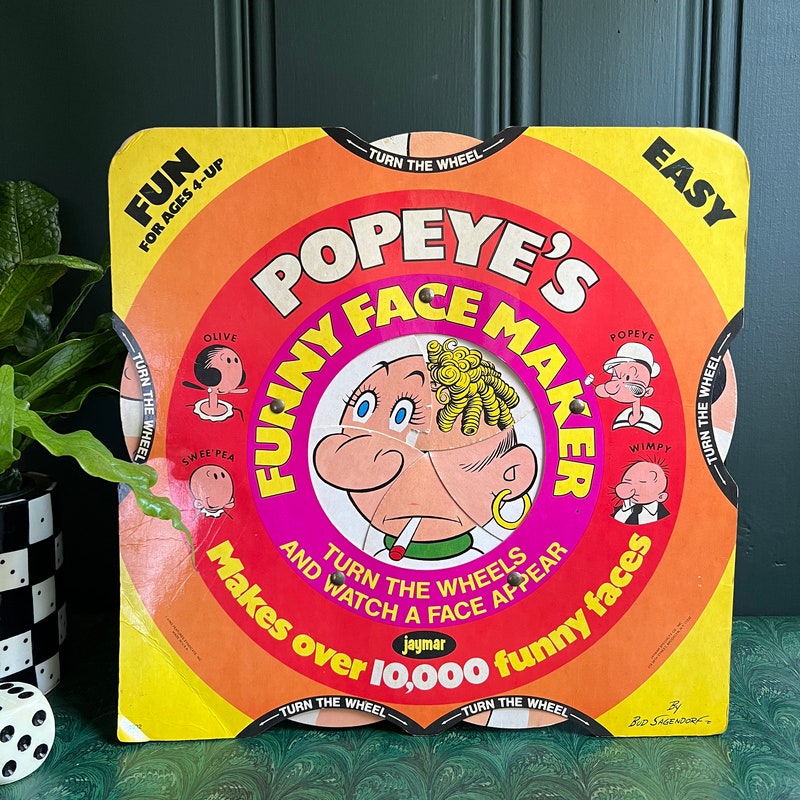 Popeye Face - Etsy