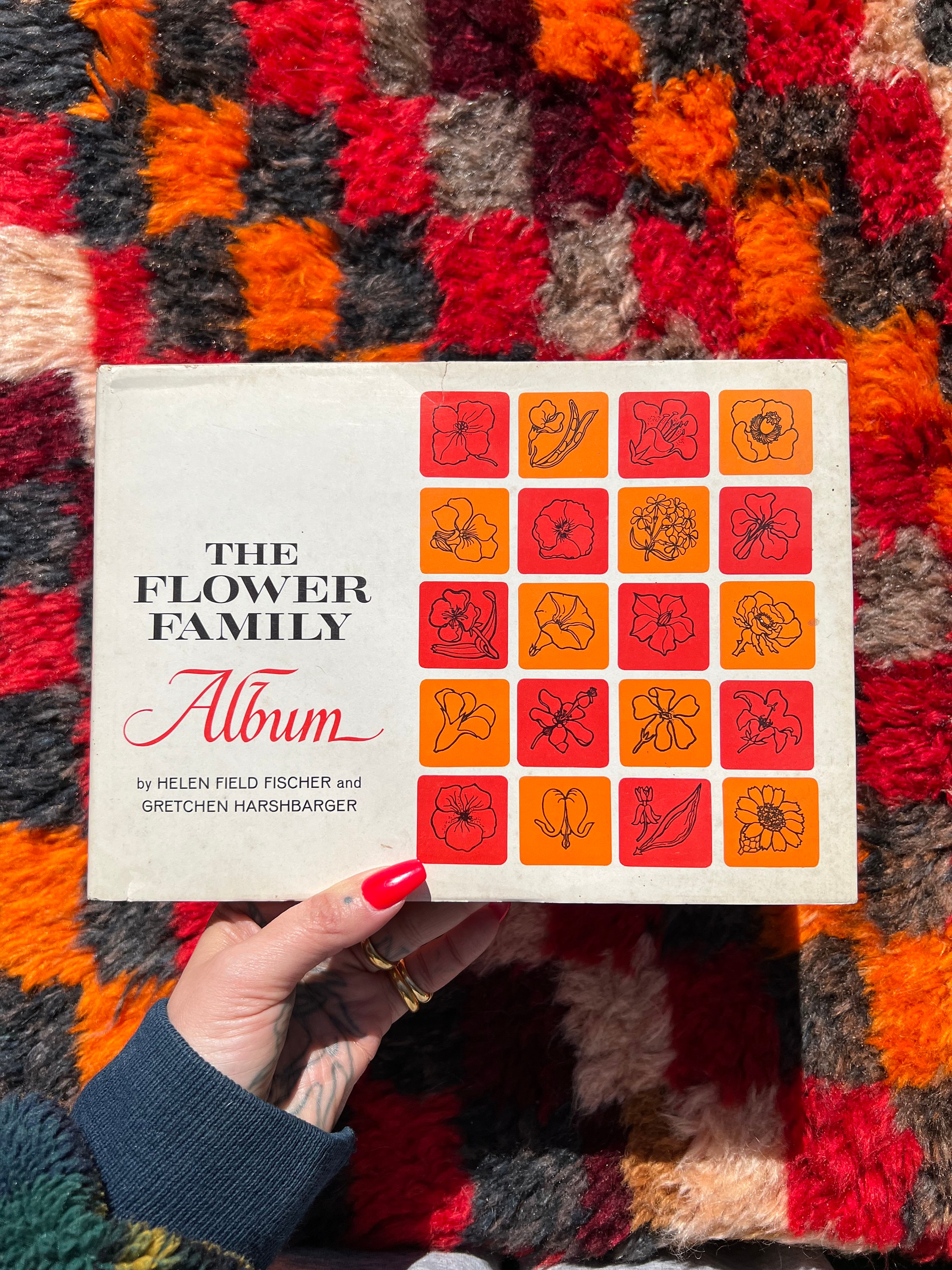 1940's The Flower Family Album Wildflower Identification Book