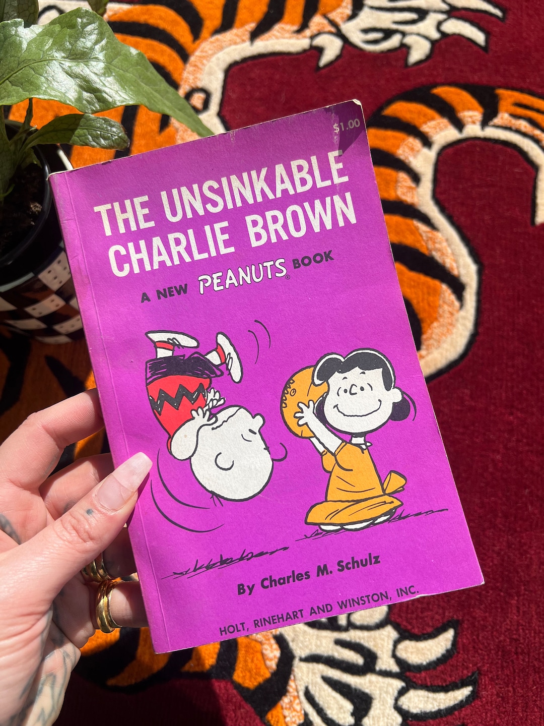 1960's Vintage Charles Shultz the Unsinkable Charlie Brown Peanuts Book ...