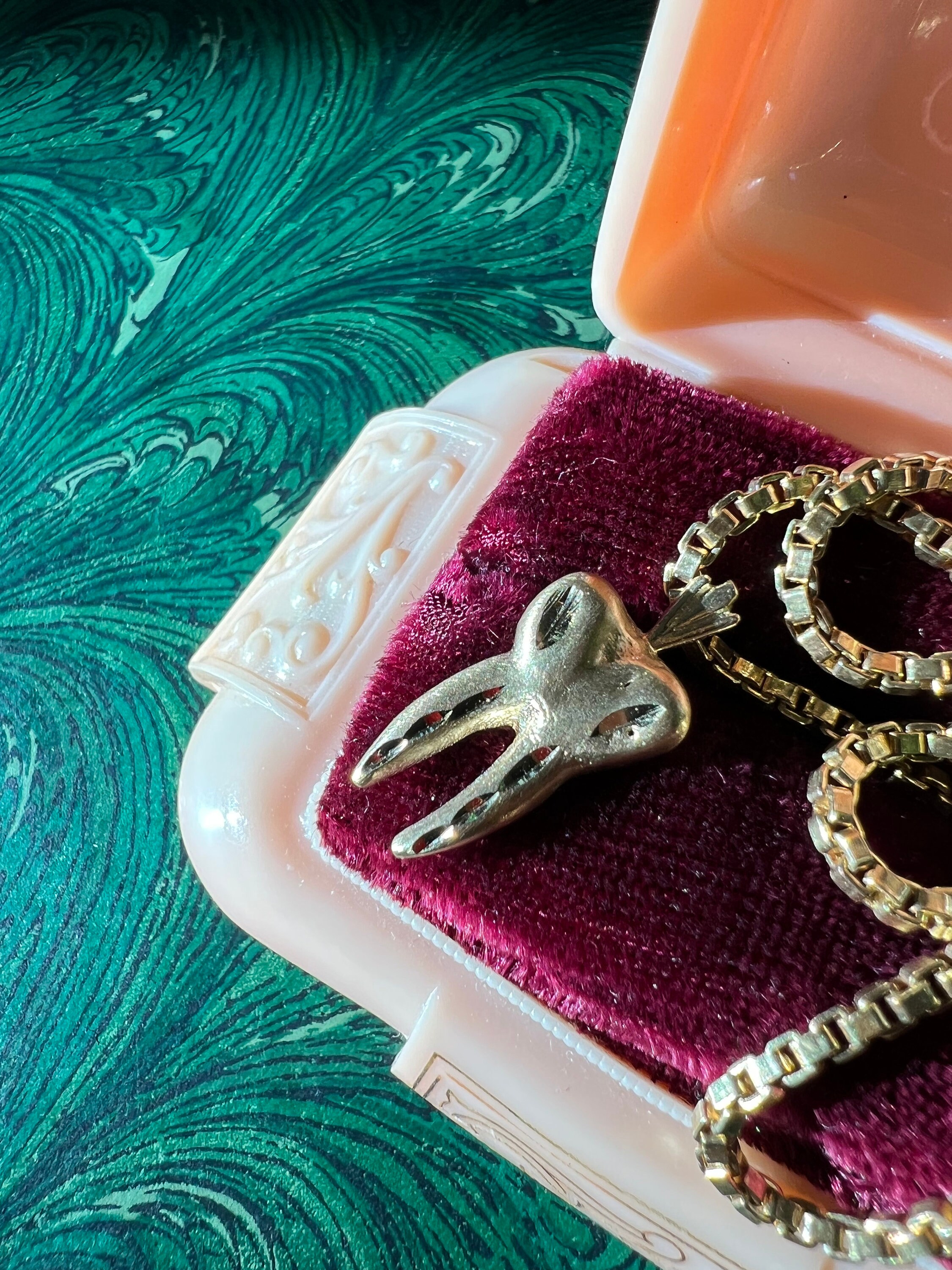 Vintage 14k Yellow Gold Tooth Charm by Michael Anthony