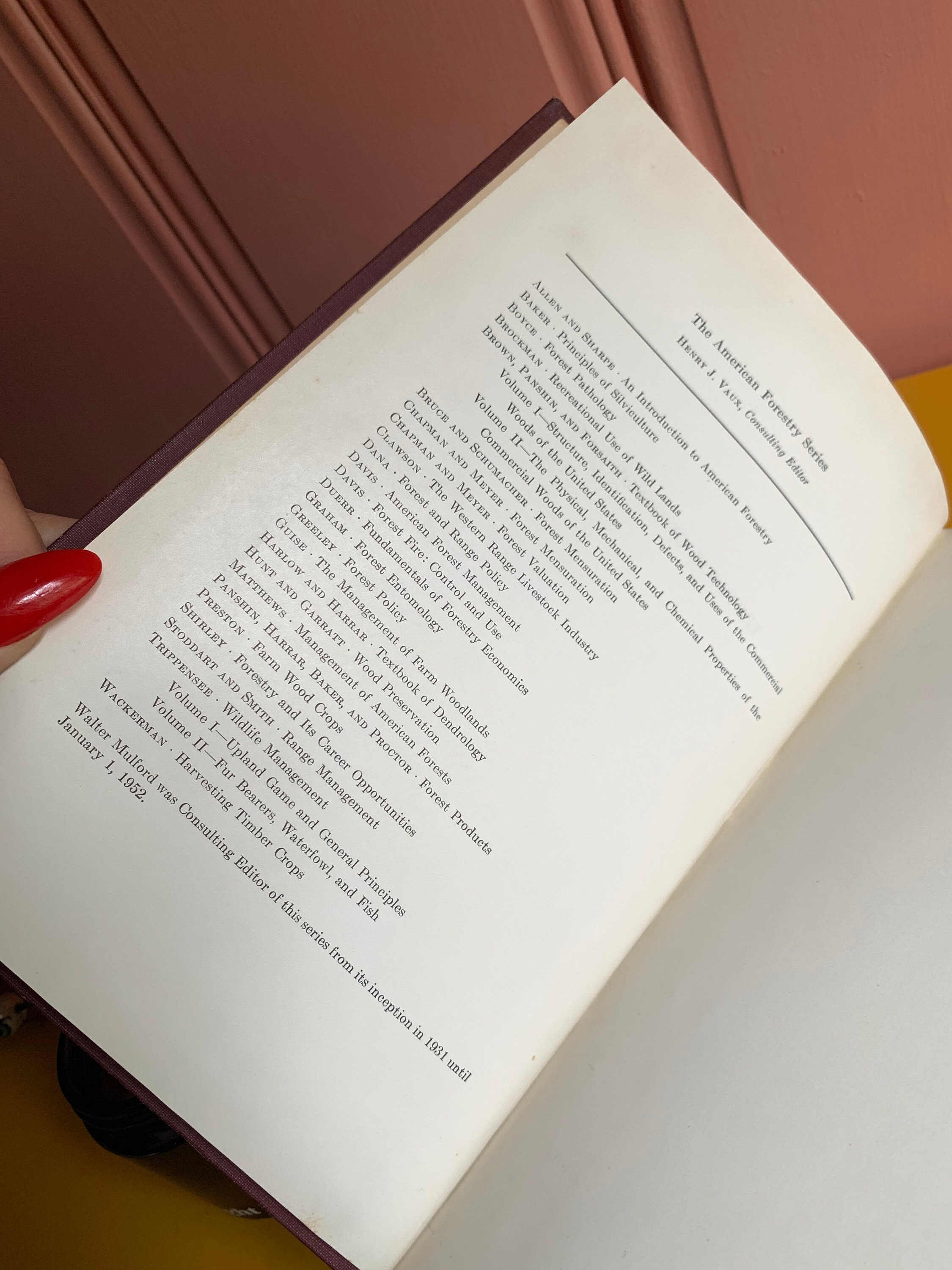 1950’s Forest Trees Textbook Of Dendrology