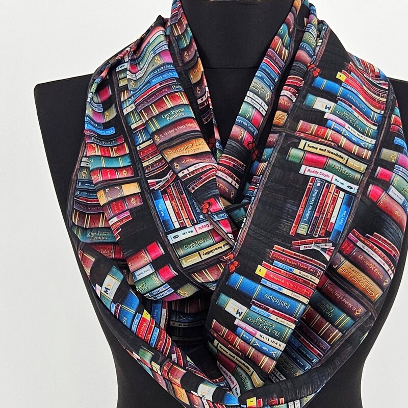 Book Scarf - Etsy