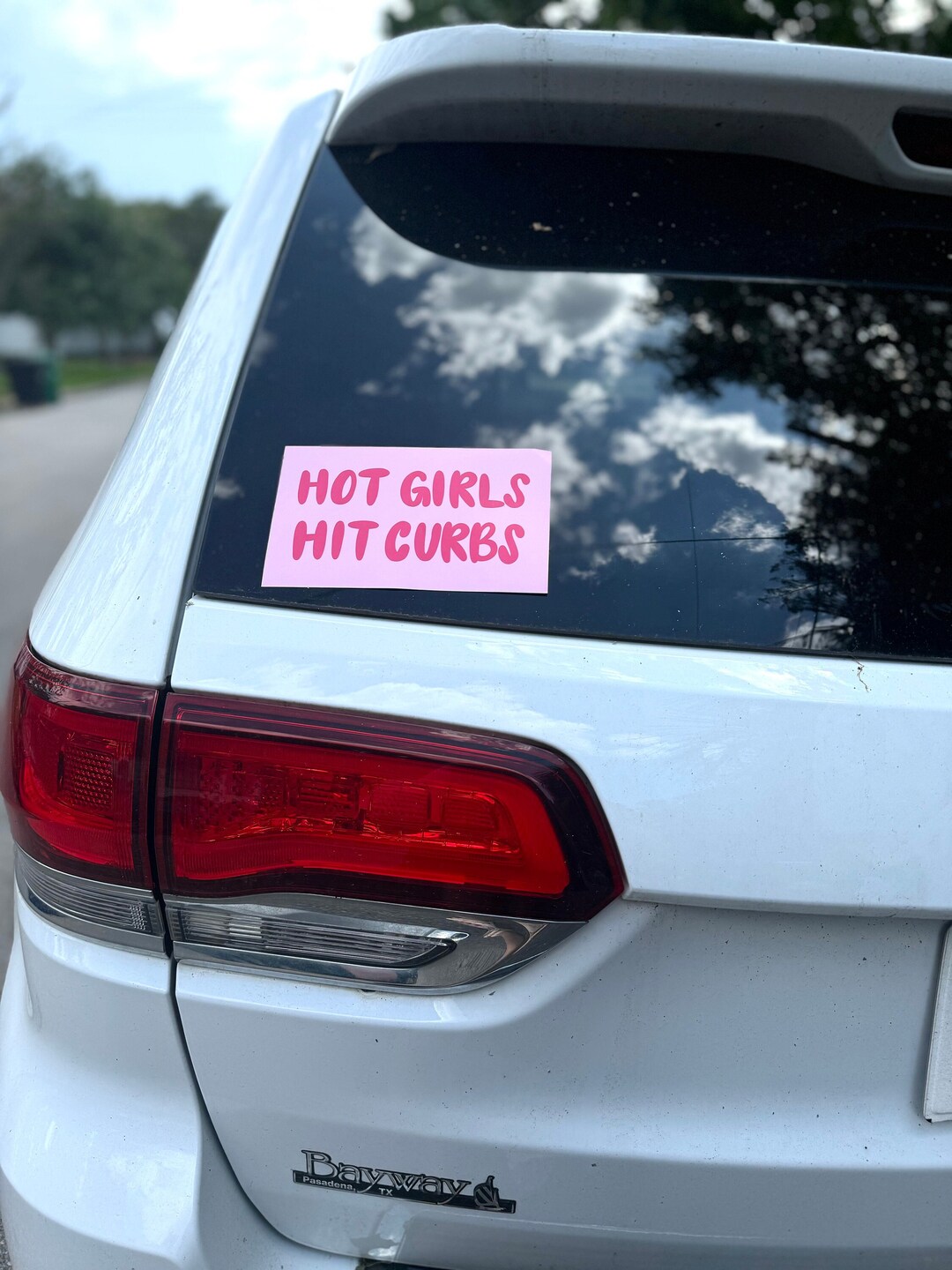 Hot Girls Hit Curbs Bumper Sticker - Etsy