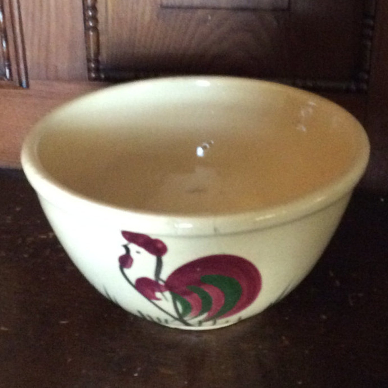 Rooster Watt Oven Ware #7 Bowl - Etsy