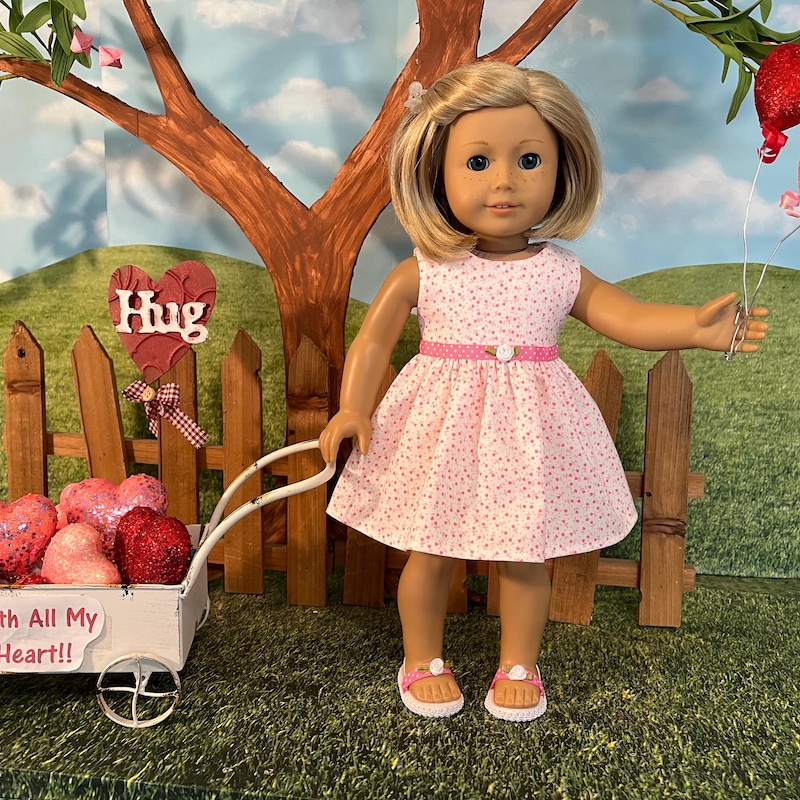 18 Doll Valentines Dress - Etsy