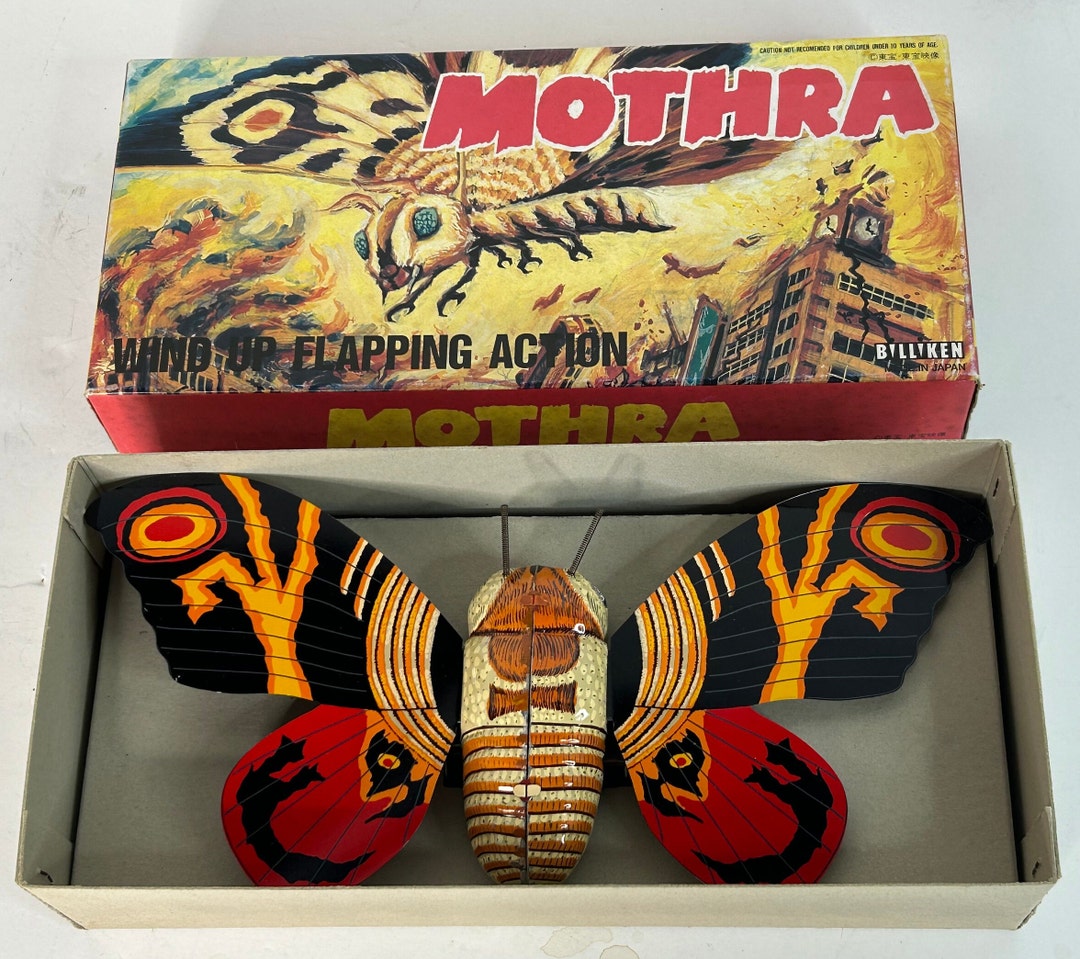 1992 Billiken Mothra Wind up Boxed Toy - Etsy