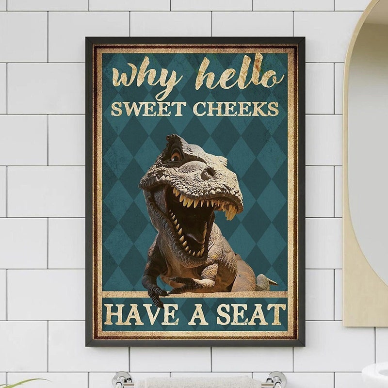 Dinosaur Bathroom - Etsy