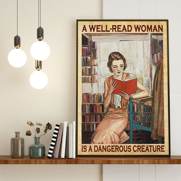 Reading Poster - Etsy UK