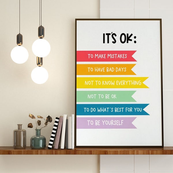 Positive Classroom Posters - Etsy