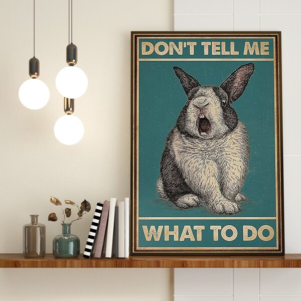 Rabbit Art Print - Etsy