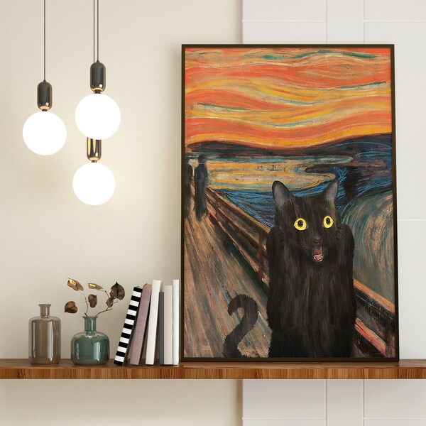 Black Cat Easter - Etsy